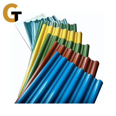 3" 28 Gauge Coloured Corrugated Roofing Sheets Steel